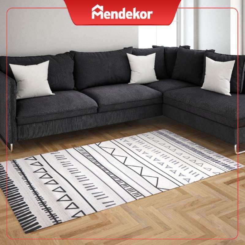 Jual Sirinya |Karpet Rugs Lantai Motif Unik Cantik 120 160 Putih Ruang ...