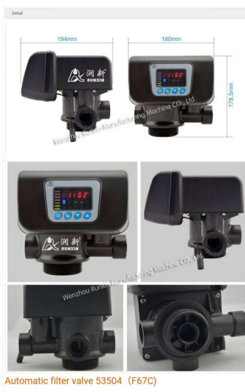 Promo Kepala Filter 3 Way Otomatis / Automatic 3 Way Valve Head - F67C1 ...