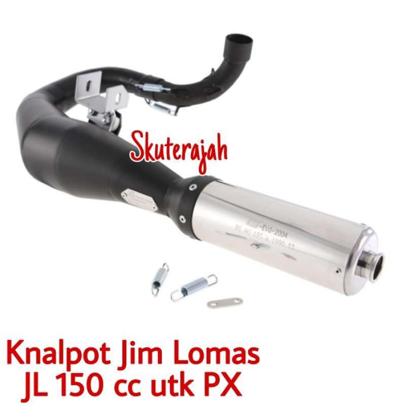 Jual Knalpot SIP Buang KIRI Jim Lomas JL 150 cc utk Exclusive PX Excel ...