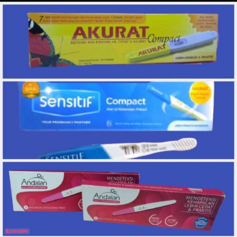 Promo tes kehamilan test pack akurat sensitif andalan onemed (compact ...