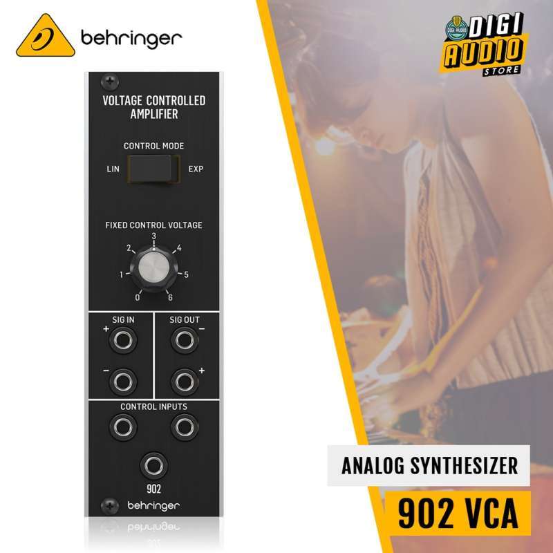 Jual Behringer 902 VOLTAGE CONTROLLED AMPLIFIER Analog Synthesizer VCA Module Eurorack di Seller ...