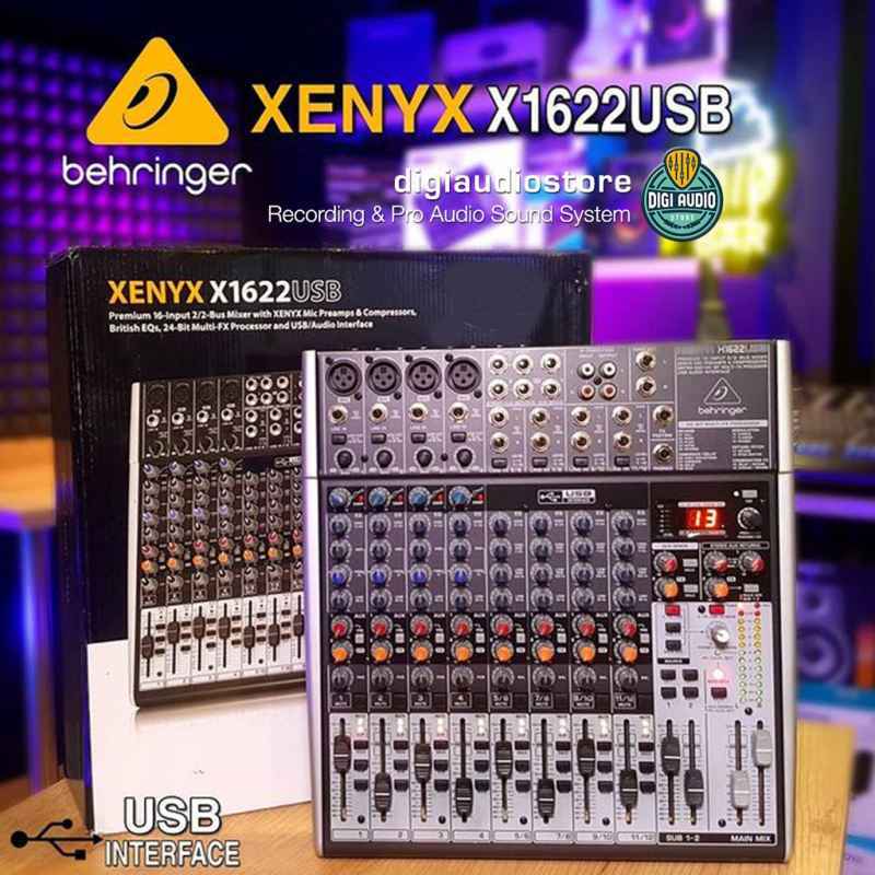 Jual Audio Mixer 8 Channel + Usb Soundcard Recording & Live Streamingn ...