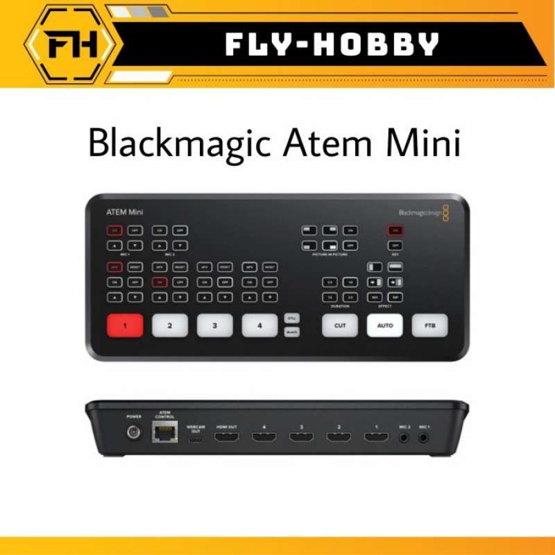 Promo Blackmagic Atem Mini - Hdmi Live Stream Switcher Diskon 2% di ...