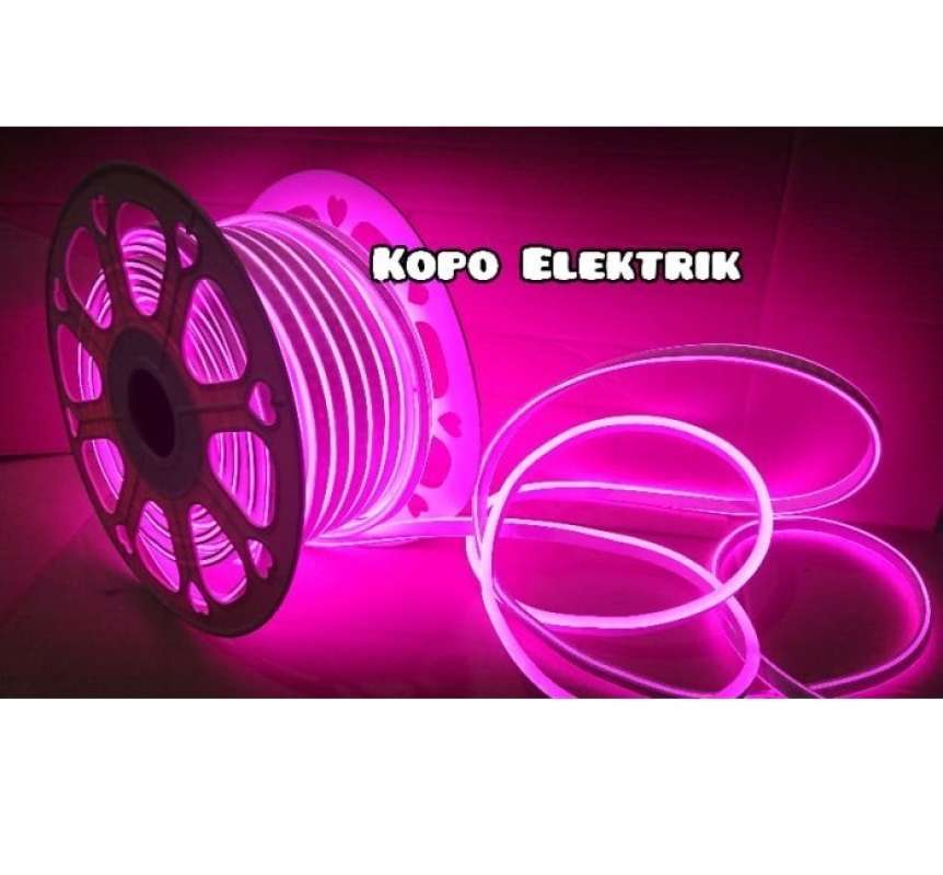 Jual Lampu Strip LED Flexible 10 Meter + Soket / Lampu Neon Flex Warna ...