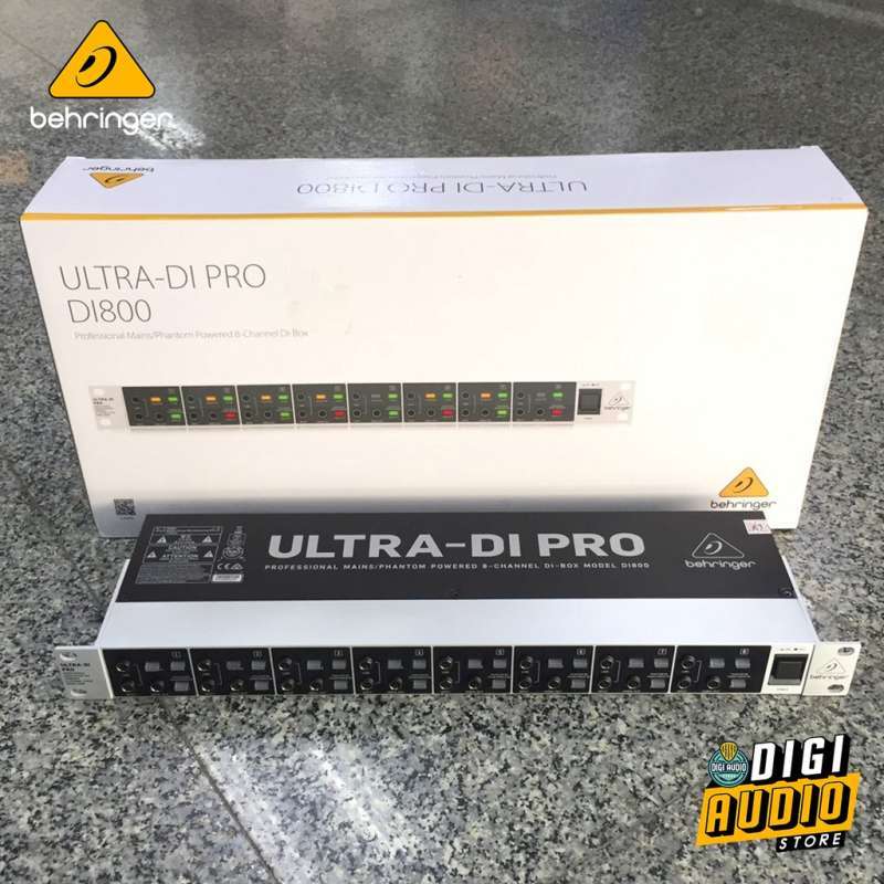 Jual Direct Box Aktif 8 Channel Behringer Di800 V2 - Di Box 8 Chanel ...
