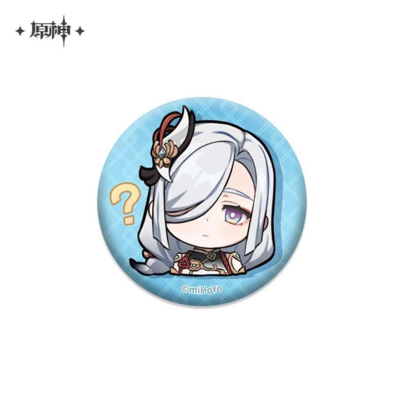 Jual July 2022 Release Shenhe Emoticon Can Badge 58mm - Genshin Impact ...