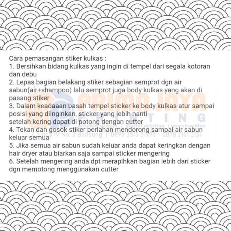 Jual STICKER/STIKER KULKAS 2 PINTU MOTIF GEOMETRIS BAHAN VINYL PREMIUM ...