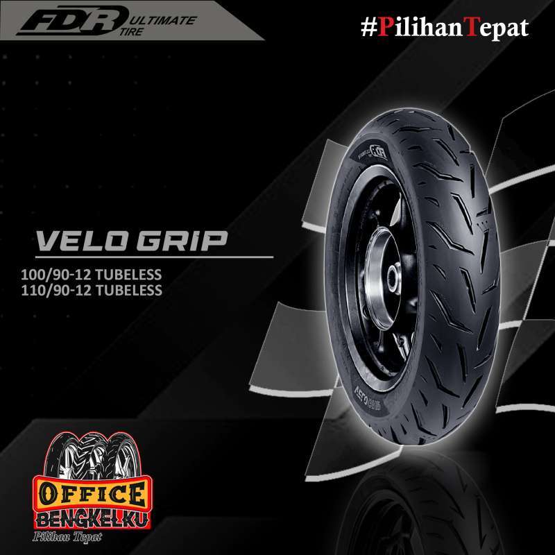 Promo Ban Motor Tubeless Standar Matic FDR Velogrip - 110/90-12 Diskon ...