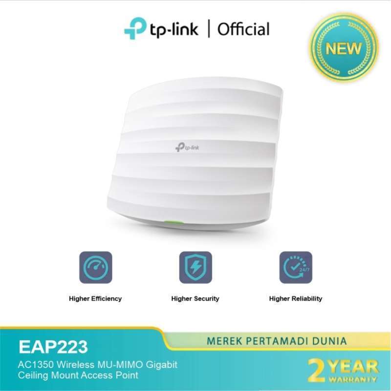Promo Tp-link Eap223 Ac1350 Wireless Mu-mimo Gigabit Ceiling Mount ...