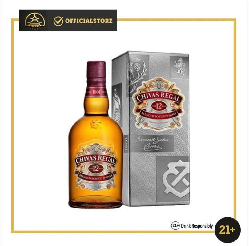 Jual Chivas Regal 12 Years Old Blended Scotch Whisky 700ml di Seller ...