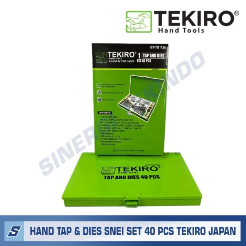 Promo Sale Alat Pembuat Drat Dalam & Luar - Tekiro Hand Tap Dies Snei ...