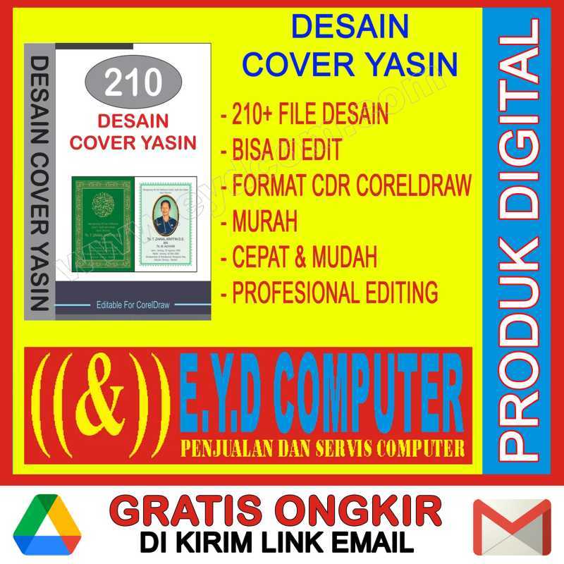 Jual Desain Cover Yasin Buku Koleksi Template Design Grafis Yaasin ...