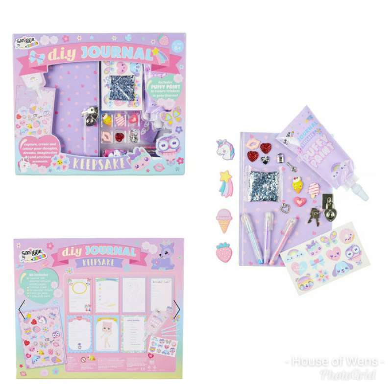 Jual Smiggle Diy Keep Safe Journal Kit - Diary Anak Smiggle Di Seller ...