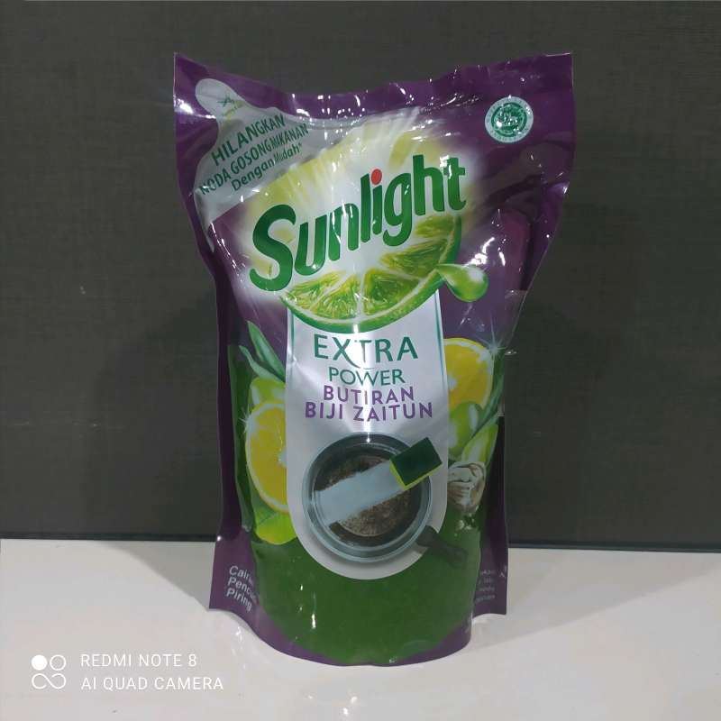 Jual Sunlight Extra Power Butiran Biji Zaitun Cairan Pencuci Piring ...