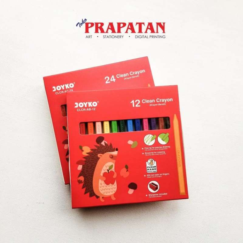 Jual Crayon Joyco Isi 24 🏷️ Original Terbaru, Terlengkap, & Harga ...
