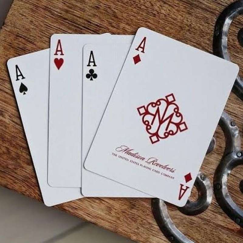 Jual Kartu Remi Black Revolvers Playing Cards Madison Select di Seller ...