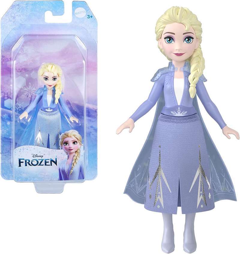 Promo Disney Frozen Elsa (Mini Doll 1), Dressing Doll, Ages 3 and Up ...
