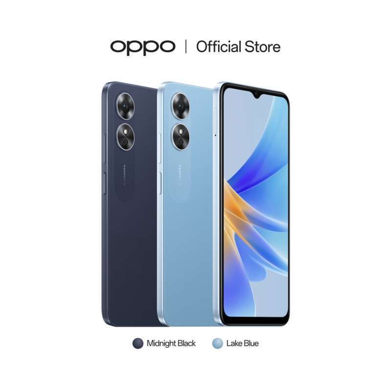 Promo Oppo A17 4/64 Garansi Resmi Oppo Indonesia - Biru Diskon 2% Di ...