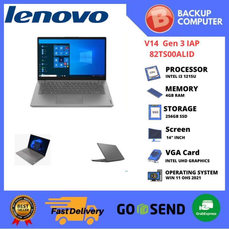 Jual LAPTOP LENOVO V14 Gen 3 IAP 82TS00ALID i3-1215U di Seller BACKUP COMPUTER - Ancol, Kota ...
