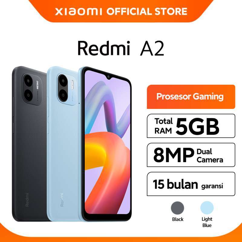 Jual Xiaomi Official Redmi A2 8mp Ai Dual Kamera Layar Hd+ 6,52 5000mah ...
