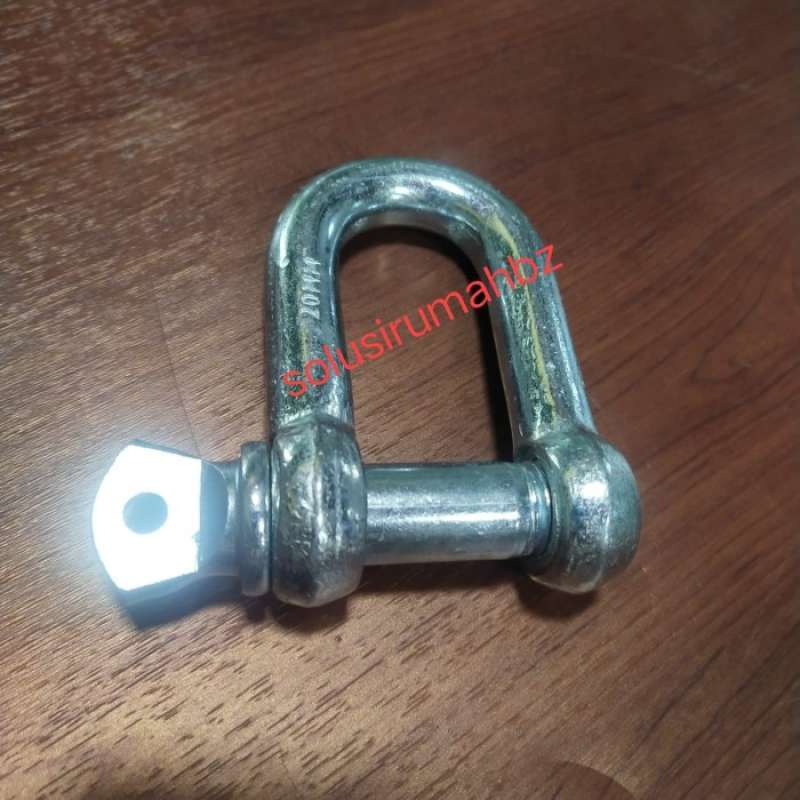 Jual Segel D 20mm Shackle Clamp M20 Berat Asli 600g An Rantai Seling ...