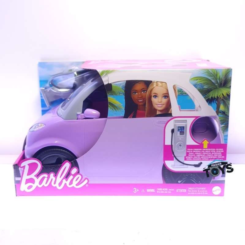Promo Barbie Car Electric Vehicle With Charging Station Mobil Diskon 23 ...