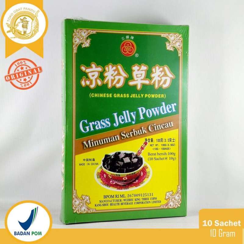 Jual Chinese Grass Jelly Powder Minuman Serbuk Cincau Guilinggao Powder Di Seller Toko Obat