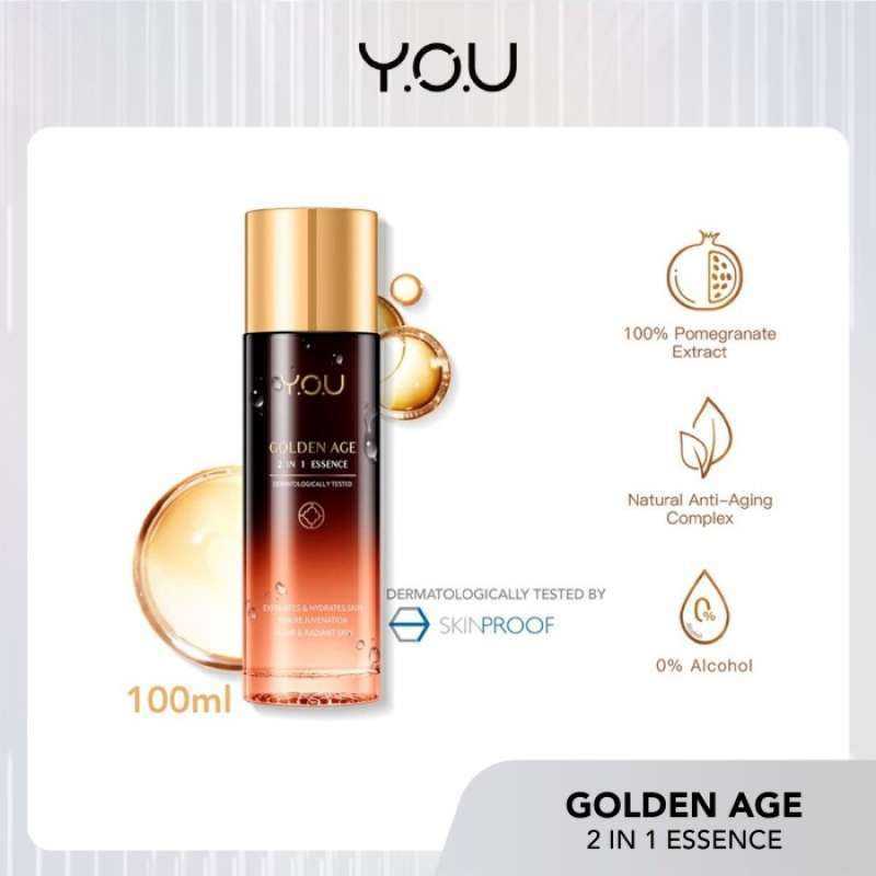 Promo You Golden Age 2 In 1 Essence 100Ml [1 Step For 8 Skin Solutions ...