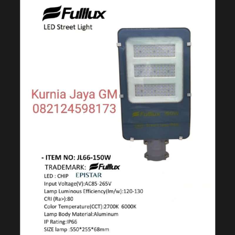 Jual Fullux Lampu Pju Led 150watt Jl66 Lampu Jalan Led Chip Epistar ...