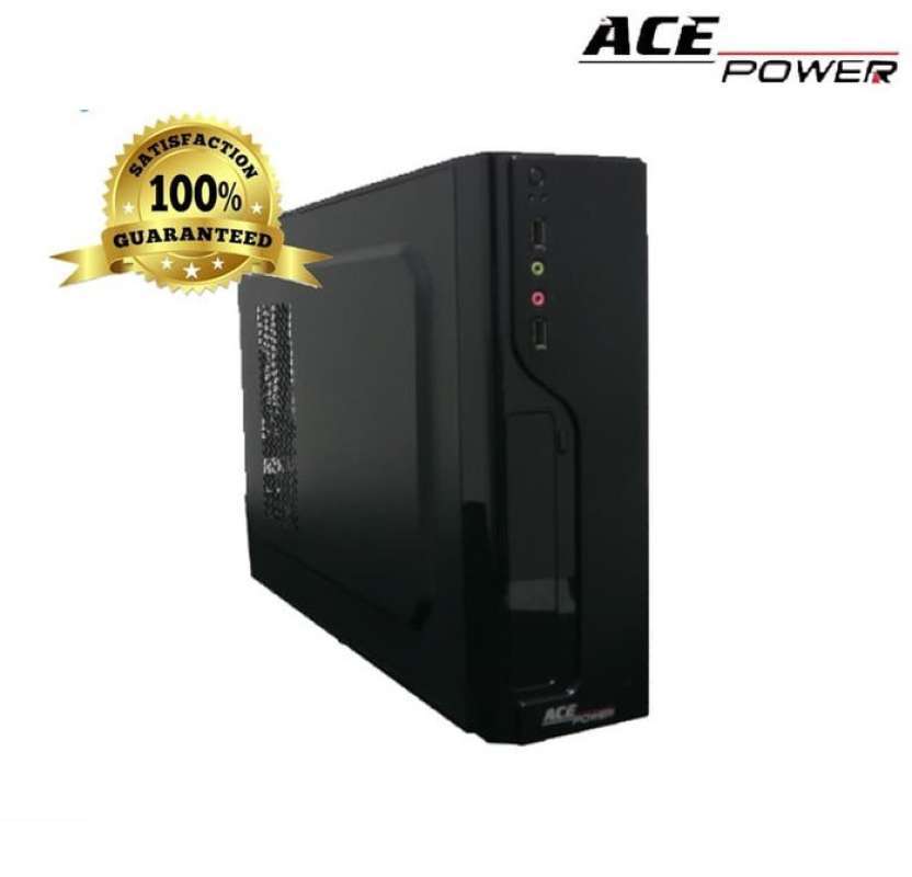 Jual PC Case Slim Ace Power Include PSU SFX 400Watt - M16 Compact di ...