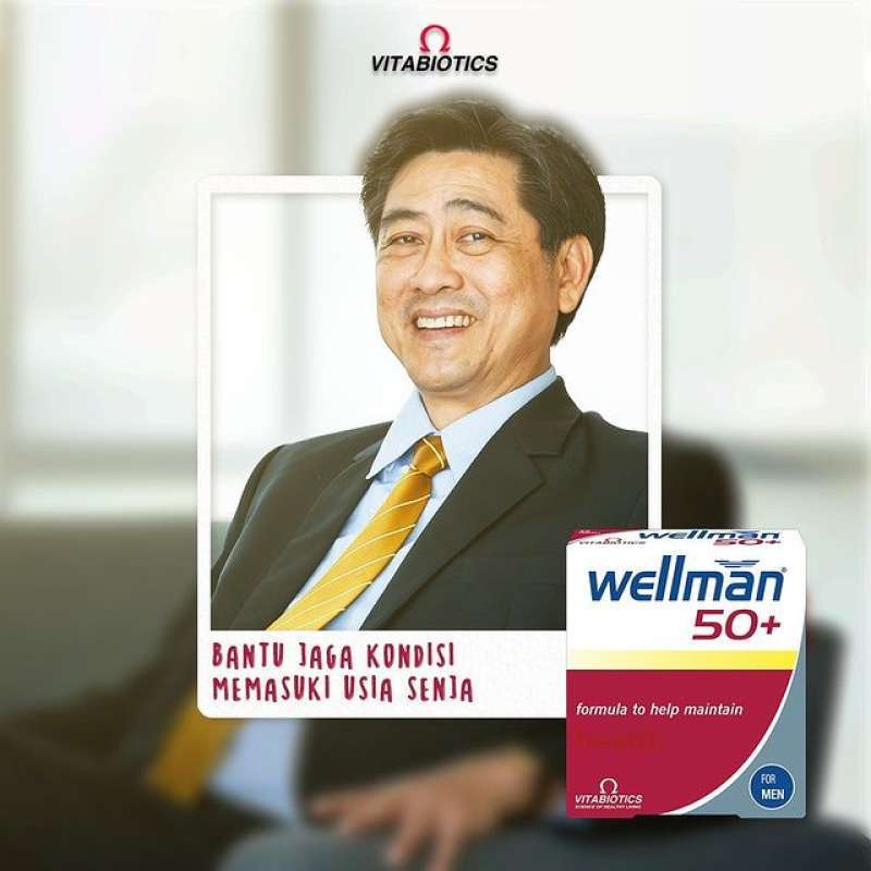 Promo Vitabiotics Wellman 50+ 1 Box Isi 30 Tablet - Multivitamin Dan ...