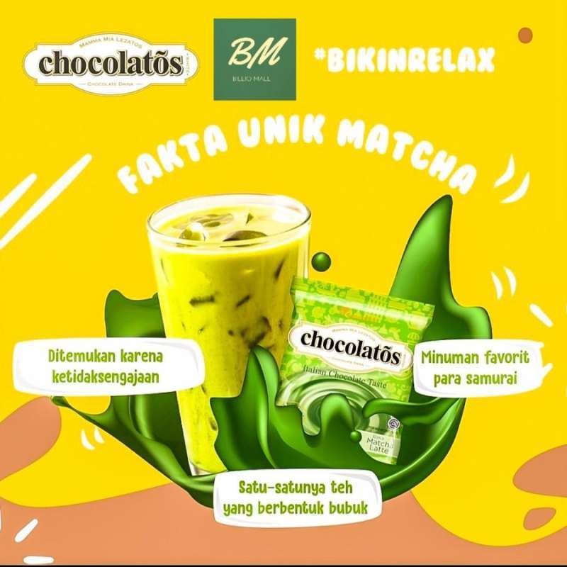 Jual Chocolatos Drink Chocolatos Matcha Latte Chocolatos Renceng 10 ...