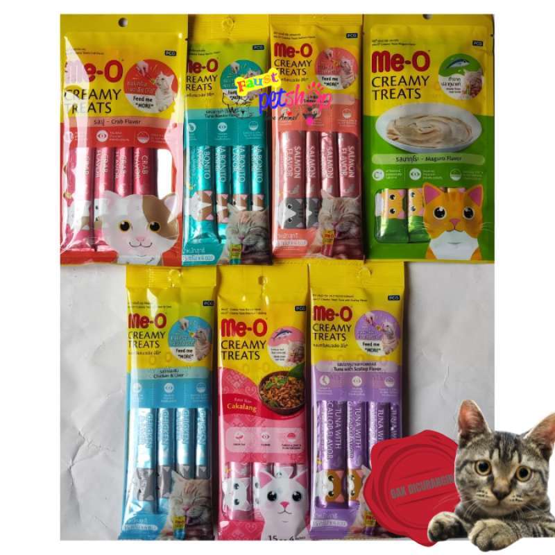 Me-O Creamy Treats Chicken & Liver 60g