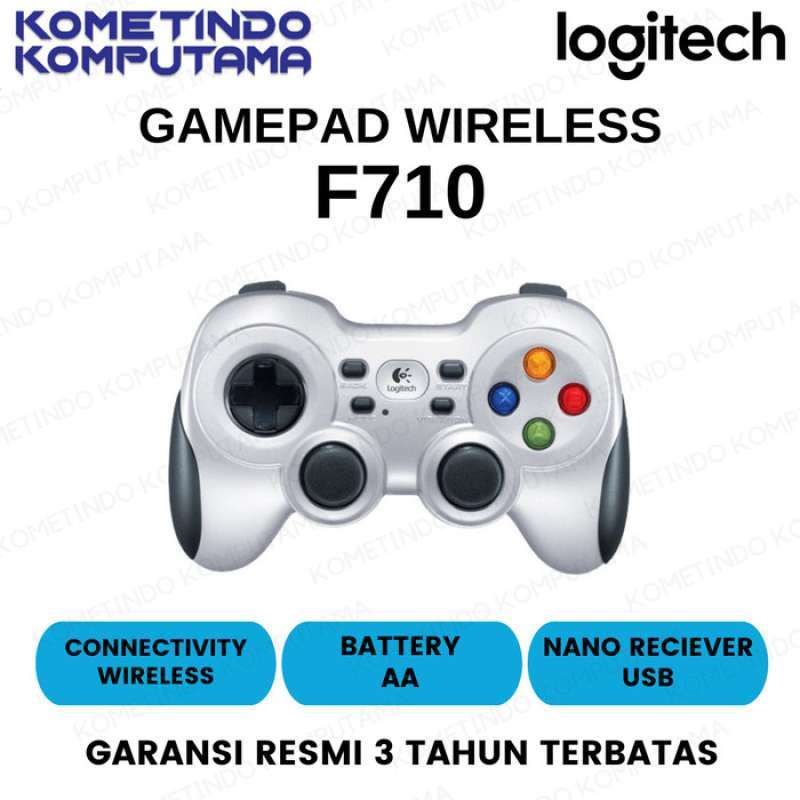 Promo LOGITECH F710 Gamepad Wireless Joystick Controller For PC ...
