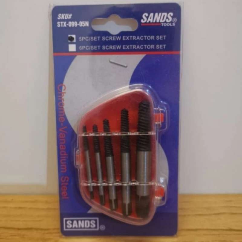 Promo Screw Extractor Set - Sands Alat Pembuka Baut Rusak. Patah Pipa ...
