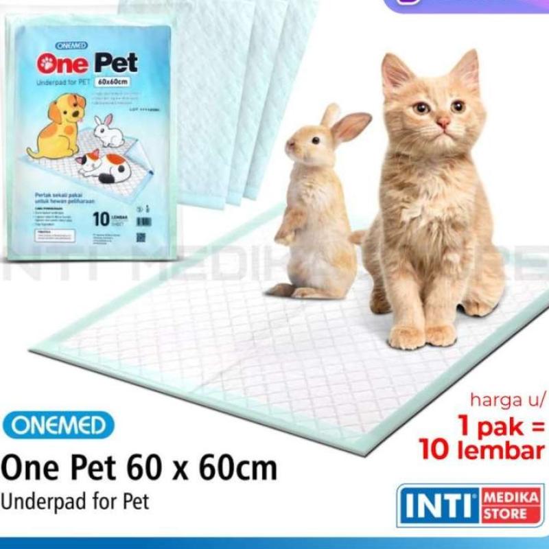 Promo ONEMED - Underpad ONE PET Alas Popok Hewan | Perlak Tatakan Pipis ...