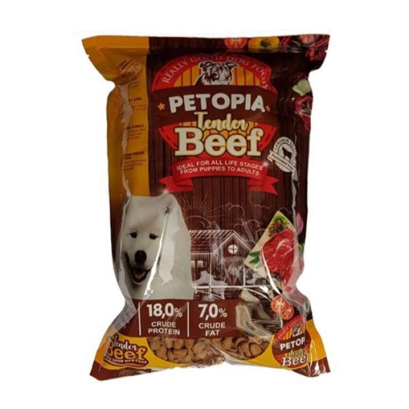 Jual Petopia Dog Food 20kg - Tender Beef - Makanan Anjing Di Seller ...