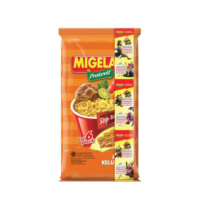 Jual Mie Instant Migelas Sop Buntut Paket Keluarga Mlbb Di Seller ...