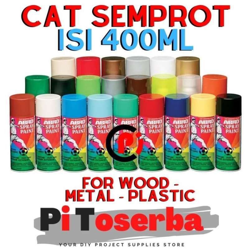 Jual Cat Semprot Spray Paint Isi 400mL For Kayu Besi Plastik Acrylic ...