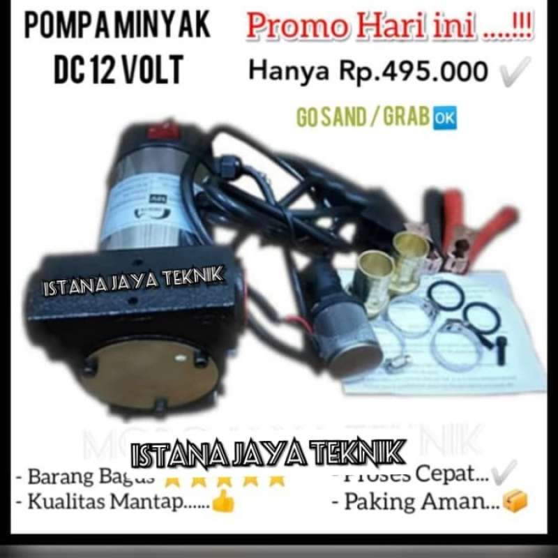 Promo Pompa Dc 12 Volt Pompa Minyak Solar Dan Oli Diskon 17% di Seller ...