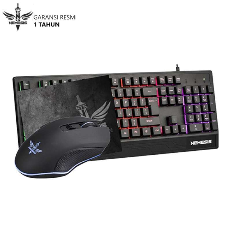 Promo Nyk Nemesis Drake Kc300 Combo Gaming Keyboard Mouse Dan Mousepad ...