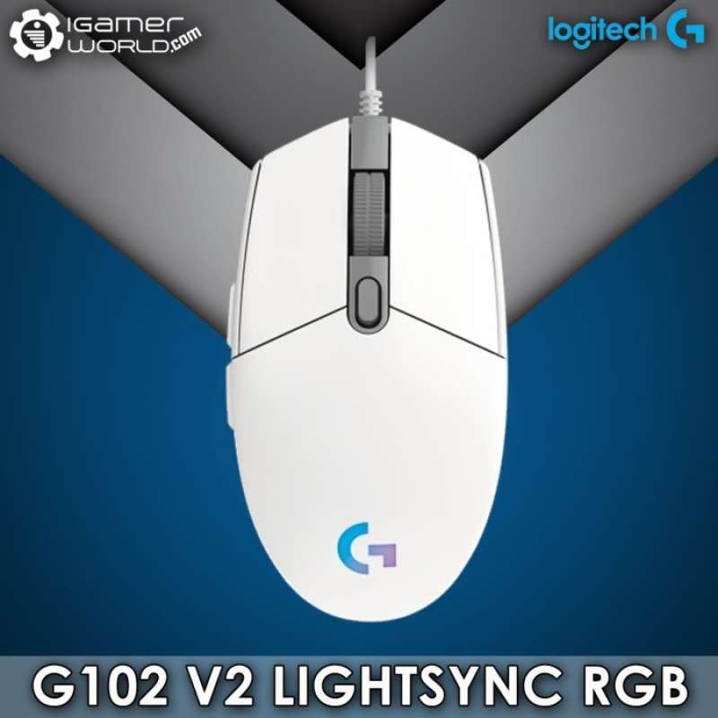 Promo Logitech G102 Lightsync V2 White Gaming Mouse - Multicolor Diskon ...