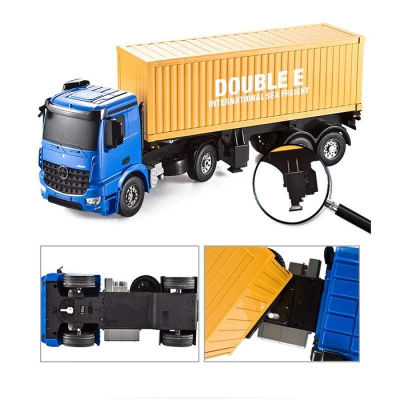 Promo Double Eagle E564 RC Truck Trailer Ukuran besar dan panjang 1:20 Diskon 9% di Seller Bebe ...