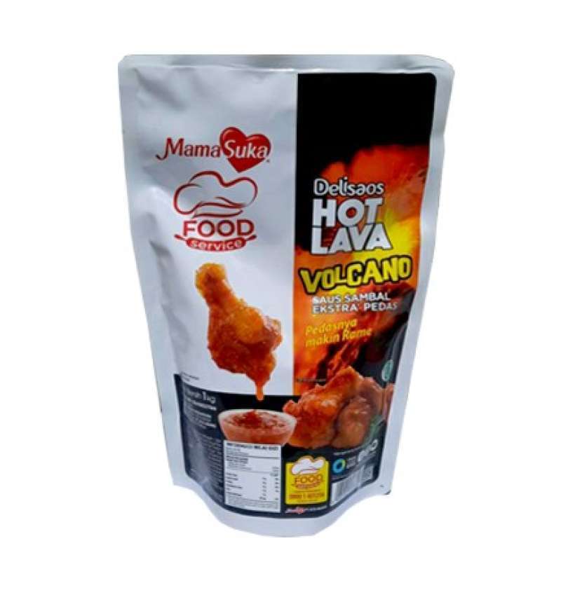 Jual Saos Mama Suka MamaSuka Delisaos Hot Lava - Volcano Sauce 1 kg ...