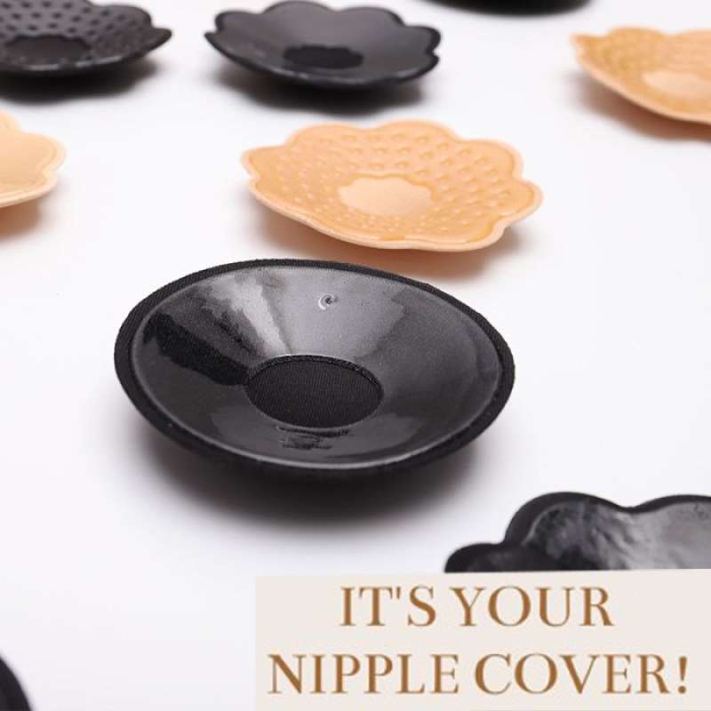 Jual Nipple Pad Cover/ Penutup Puting bentuk Bunga atau Bulat Reusable ...