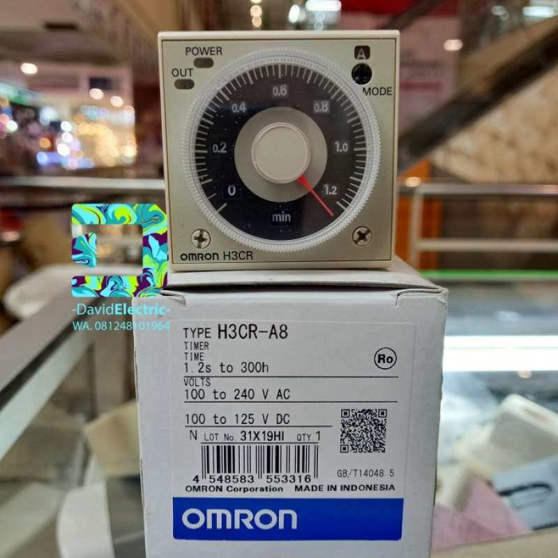 Promo TIMER OMRON H3CR A8 220VAC + Socket Diskon 23% di Seller Hubner ...