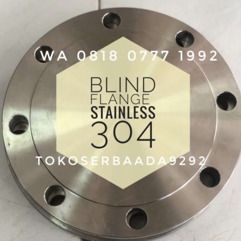 Promo Blind Flange Stainless 304 (SUS 304) 2 inch ; JIS 10K -Flange Buta Diskon 33% di Seller TB ...
