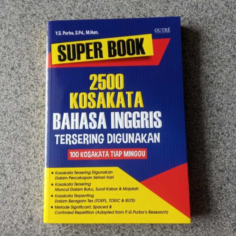 Promo Buku Super Book 2500 Kosakata Bahasa Inggris Diskon 23% di Seller ...