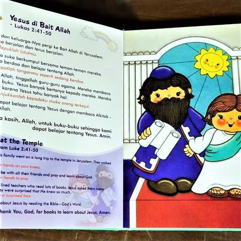 Promo Alkitab Kecil 22 Cerita Tentang Yesus Bilingual. Baby Toddler ...