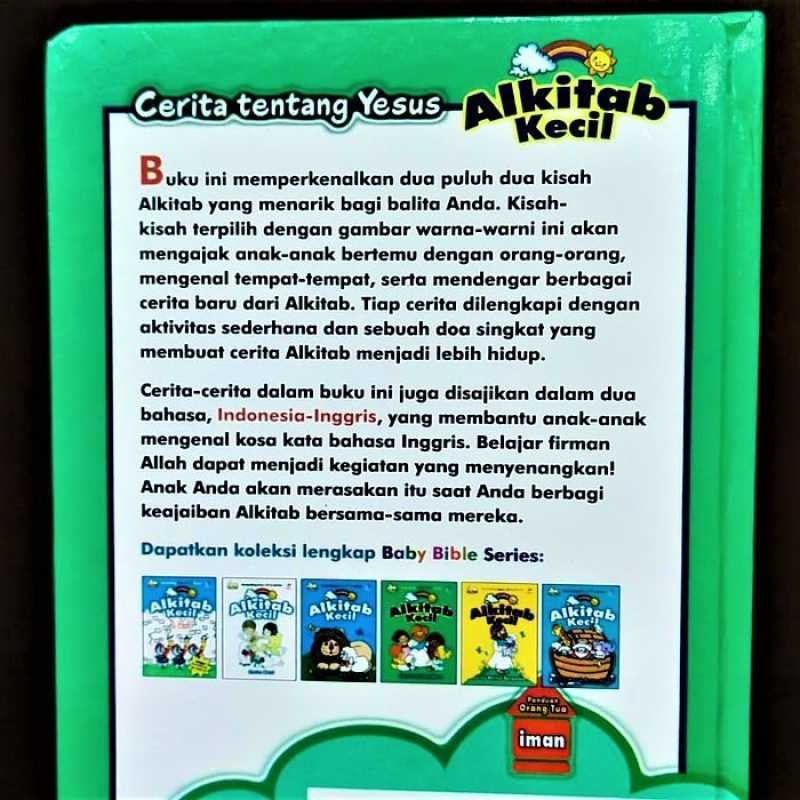 Promo Alkitab Kecil 22 Cerita Tentang Yesus Bilingual. Baby Toddler ...